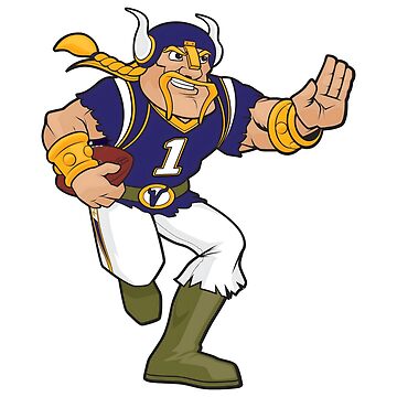 "Vikings Minnesota vikings Sports logo" Sticker for Sale by HansRothe ...