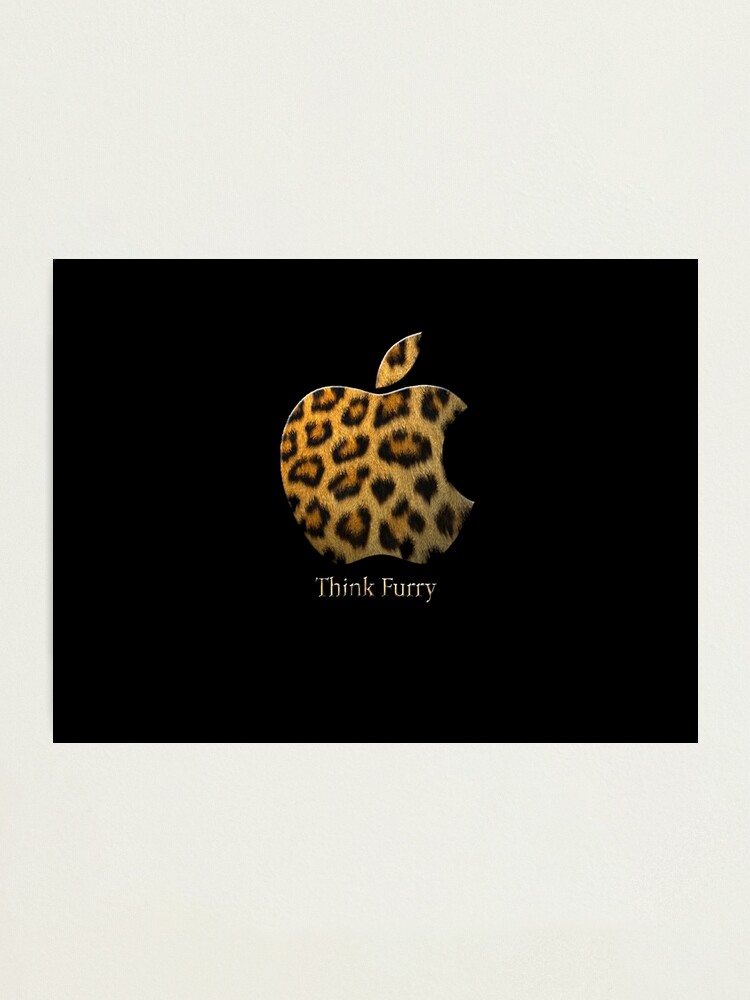 "Leopard Print Apple Logo" Photographic Print for Sale by HanifiAymen ...