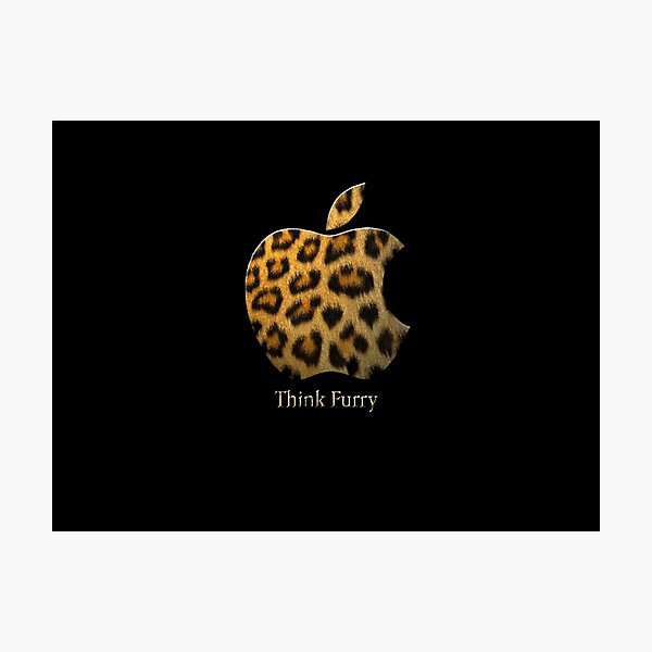 "Leopard Print Apple Logo" Photographic Print for Sale by HanifiAymen ...