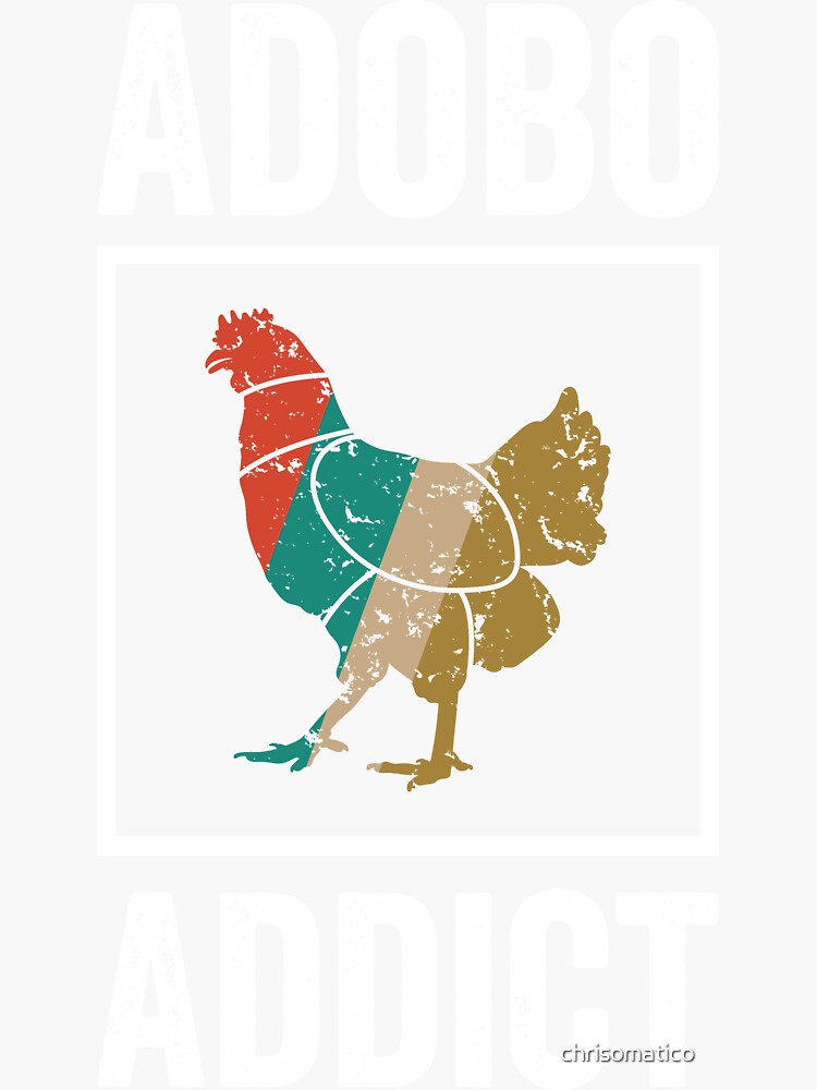 "Chicken Adobo" Sticker for Sale by chrisomatico | Redbubble
