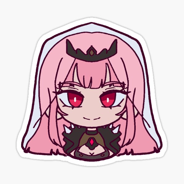 "Calliope Mori (Hololive)" Sticker for Sale by viryllion | Redbubble