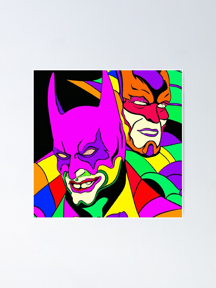 "Jok & Bat Oil Painting" Poster for Sale by YalcinPub | Redbubble