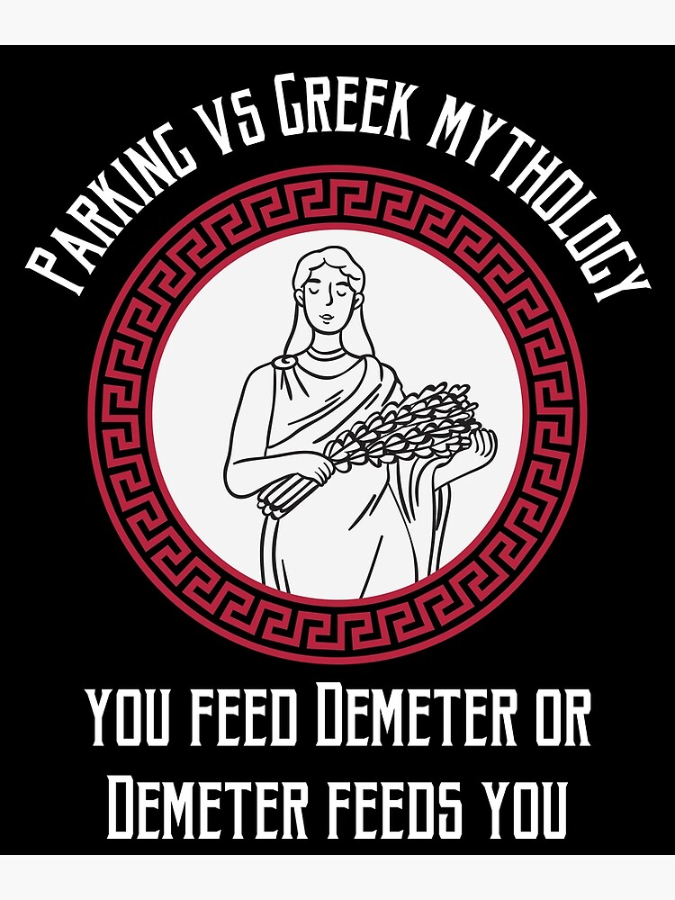 "Demeter Greek God and Ancient Greek Mythology History Buff " Canvas ...