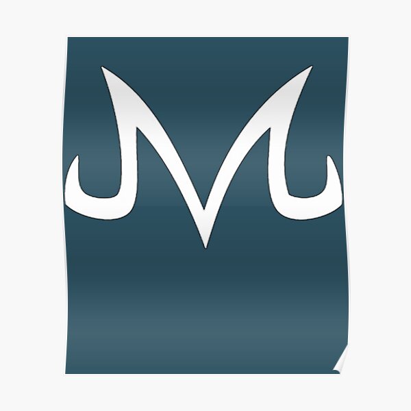 "Logo Majin Vegeta" Poster for Sale by BreannaKi | Redbubble