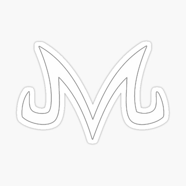 "Logo Majin Vegeta" Sticker for Sale by BreannaKi | Redbubble