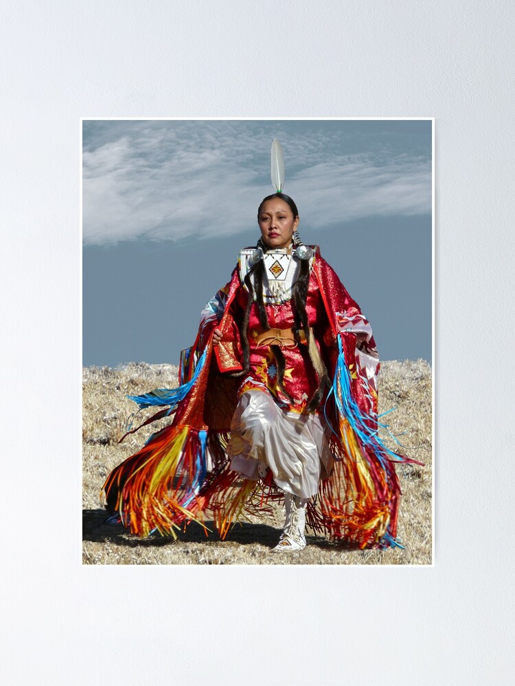 "Shawl dancer" Poster by arizonaspark | Redbubble