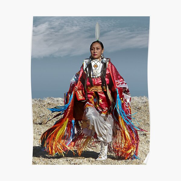 "Shawl dancer" Poster by arizonaspark | Redbubble