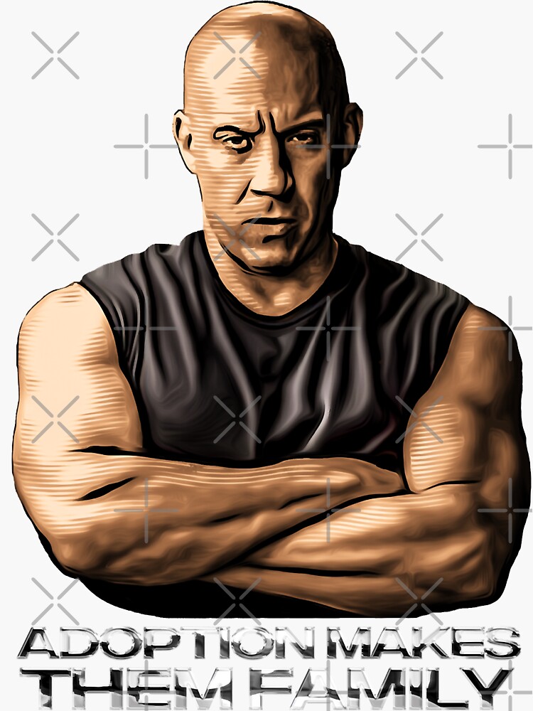 "For Men Women Vin Diesel Retro Vintage" Sticker for Sale by ...