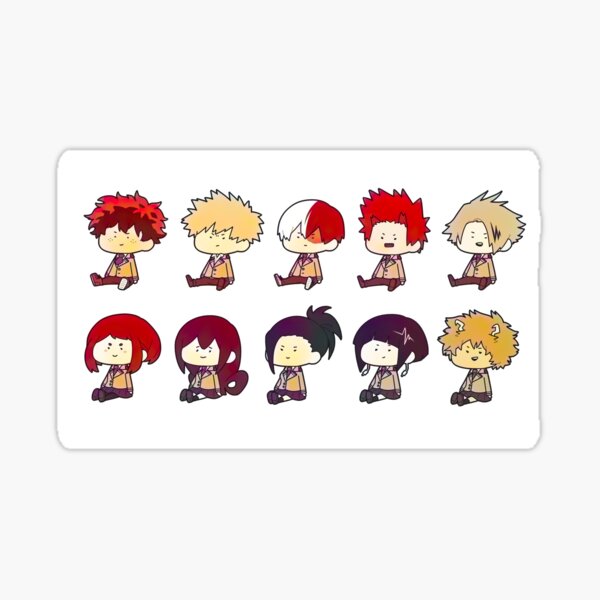 "boku no hero academia " Sticker for Sale by MohamedATouil | Redbubble