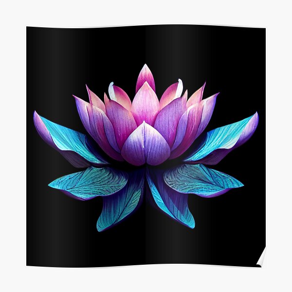 "Lotus Flower" Poster for Sale by AffirmDSG | Redbubble
