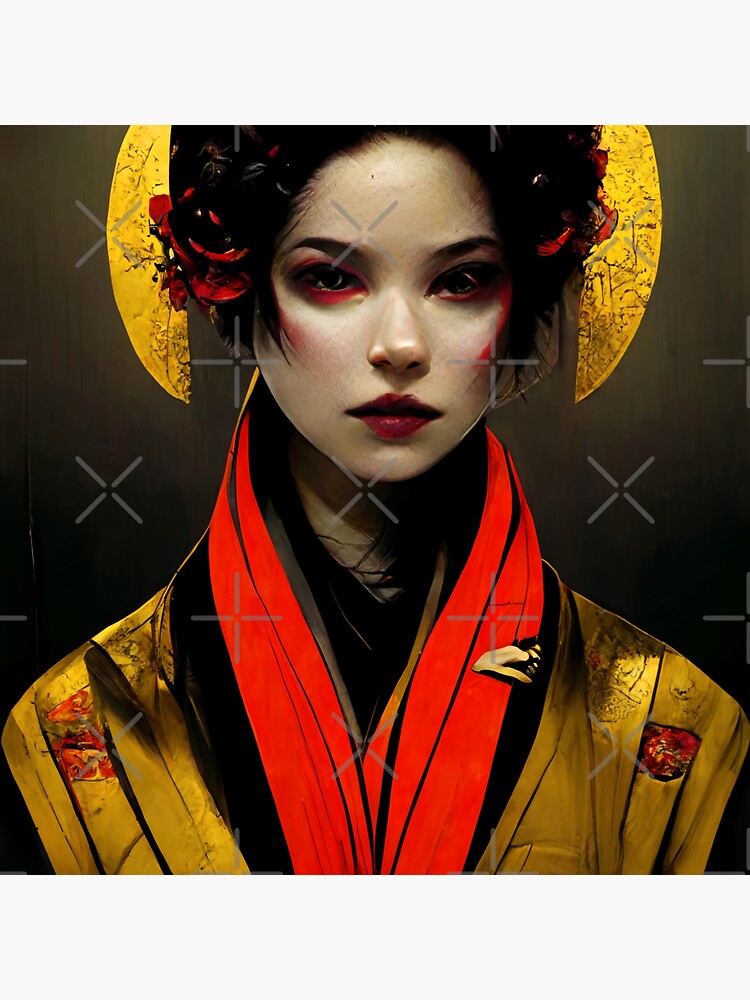 "Akiko" Sticker for Sale by Mikoshii | Redbubble