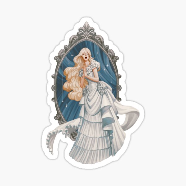 "Christine" Sticker for Sale by nipuni | Redbubble