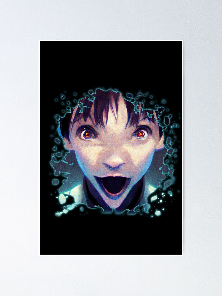 "Crazy Shinji Ikari" Poster for Sale by mayza-shop | Redbubble