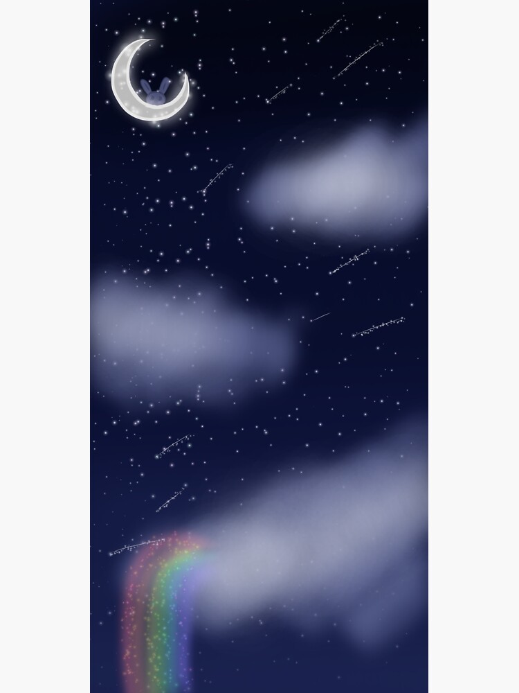 "starry night " Sticker for Sale by JJ-isme | Redbubble
