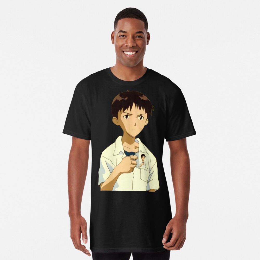 "Shinji Drinking Coffee" Sticker by Juanscorner | Redbubble