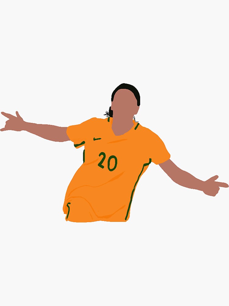 "Sam Kerr " Sticker for Sale by Sporty-Designs | Redbubble