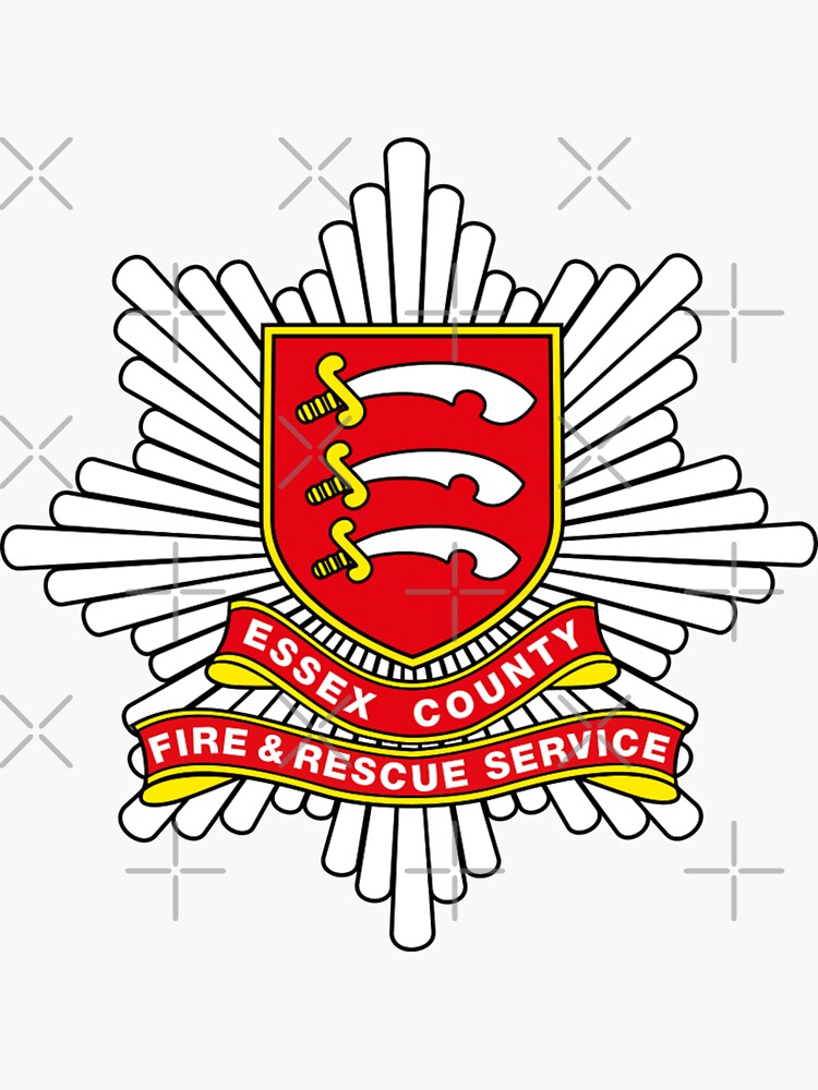 "Badge of Essex County Fire and Rescue Service" Sticker for Sale by ...