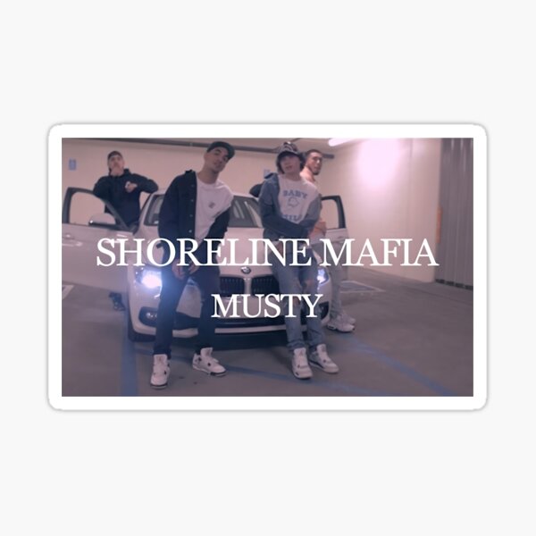 "Shoreline Mafia Musty Rap Hip Hop Trap La Design Simple Graphic Tee ...
