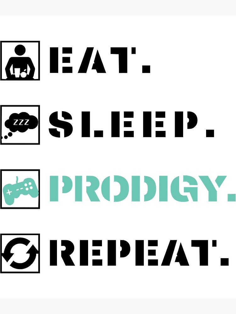 Eat Sleep Prodigy Repeat prodigy math game Premium Matte Vertical ...