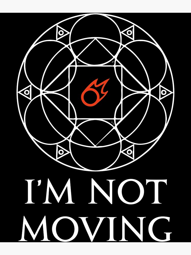 "Black Mage - I'm not moving Ley Lines Funny memes" Art Print for Sale ...
