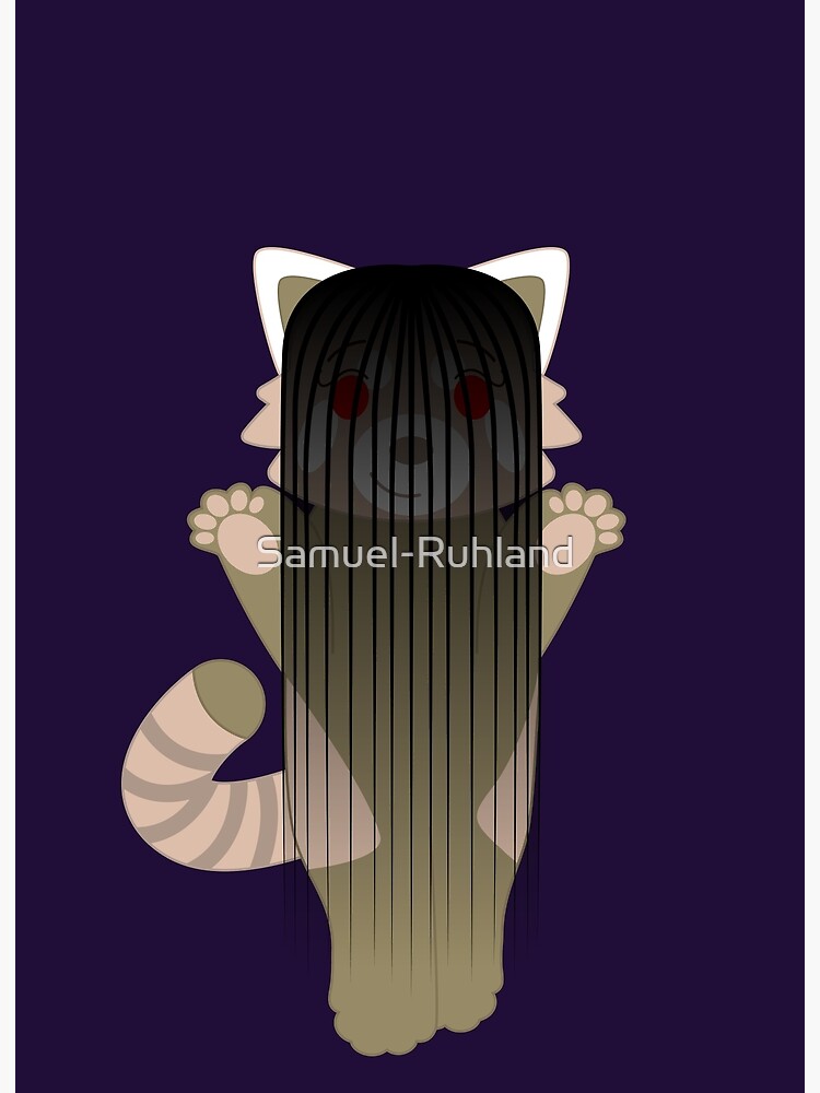 "Red panda disguised as a demon for Halloween" Poster for Sale by ...