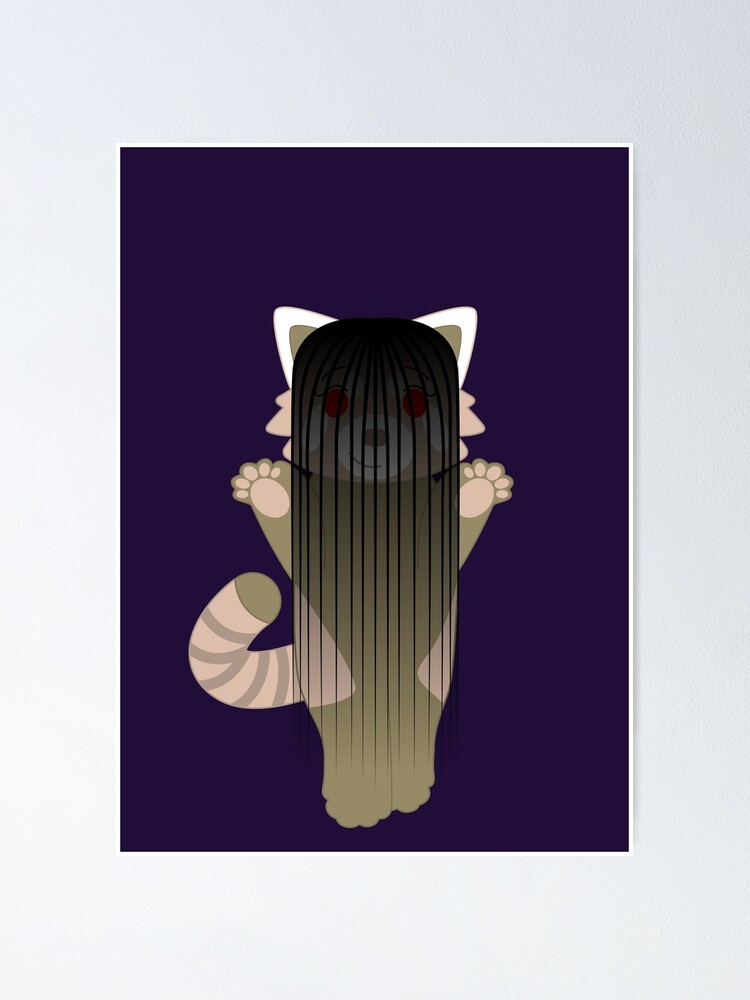 "Red panda disguised as a demon for Halloween" Poster for Sale by ...