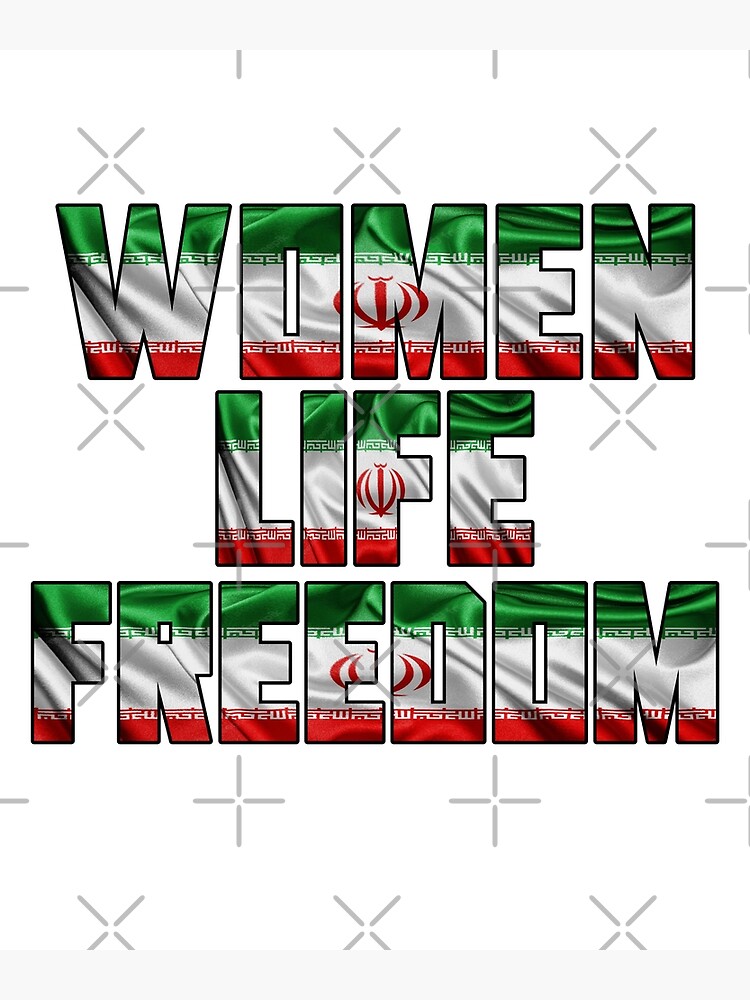 Women Life Freedom Mahsa Amini Poster For Sale By Kawai Girl Redbubble