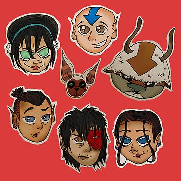 "Atla Characters" Bucket Hat for Sale by warlet | Redbubble