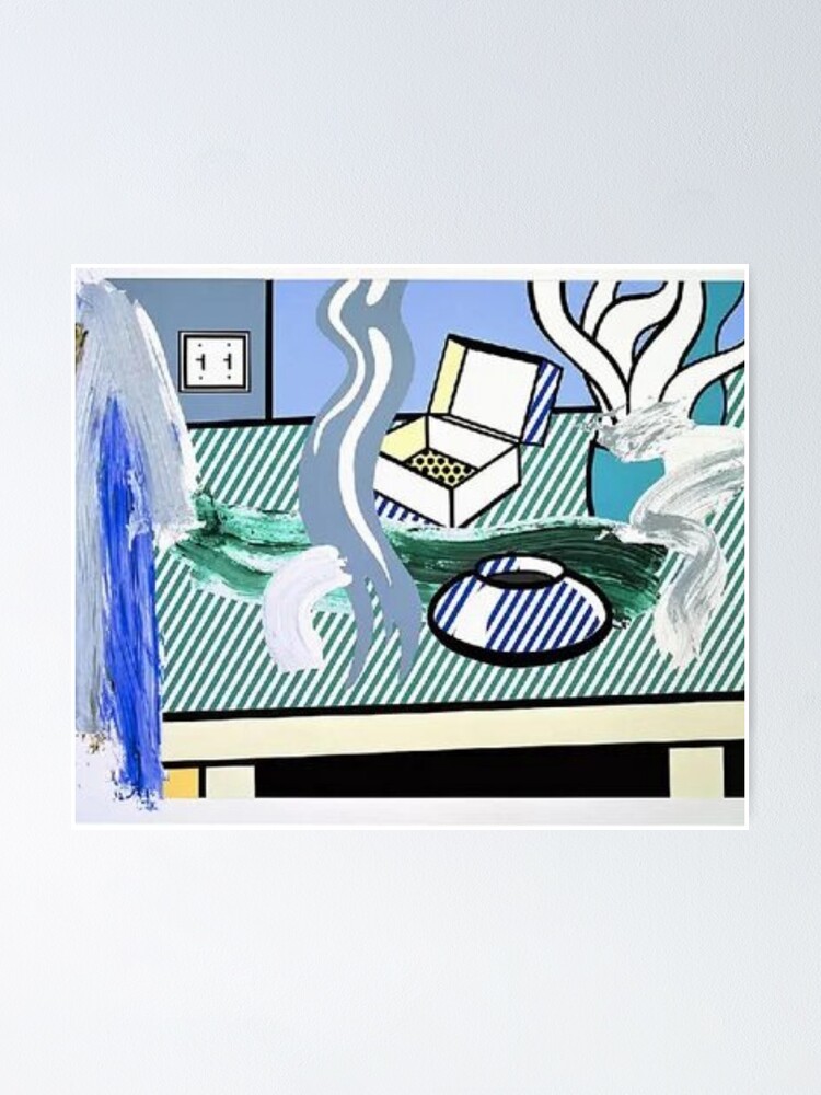 "Gift on burning tabel by roy lichtenstein " Poster for Sale by Golido ...