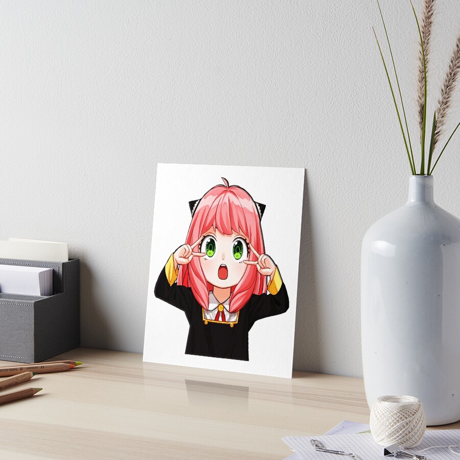 "Spy X Family Anya | Happy Anya" Art Board Print for Sale by Amyy ...
