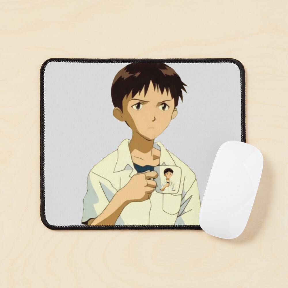 "Shinji Drinking Coffee" Sticker by Juanscorner | Redbubble