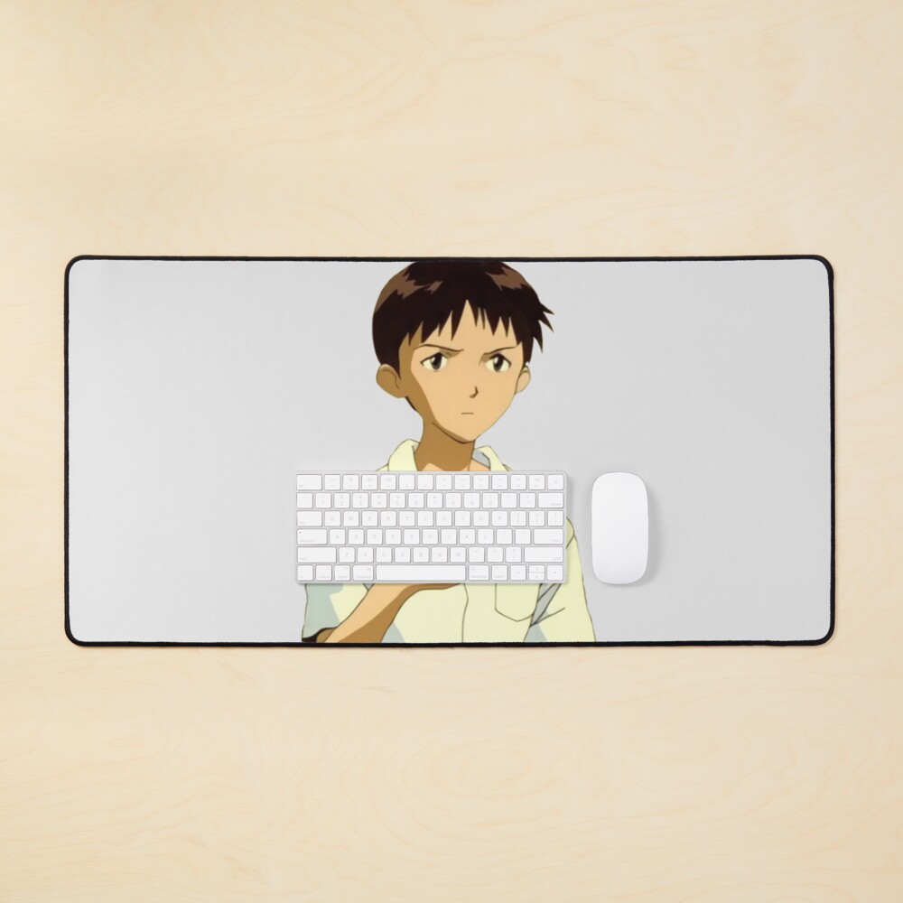 "Shinji Drinking Coffee" Sticker by Juanscorner | Redbubble