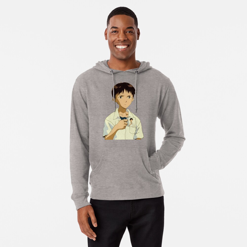 "Shinji Drinking Coffee" Sticker by Juanscorner | Redbubble