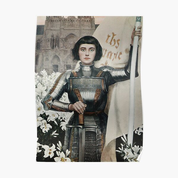 "Saint Joan of Arc" Poster for Sale by neteor | Redbubble