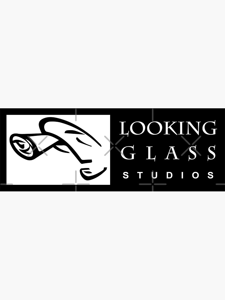 "Looking Glass Studios Logo" Sticker for Sale by LGSmerch | Redbubble