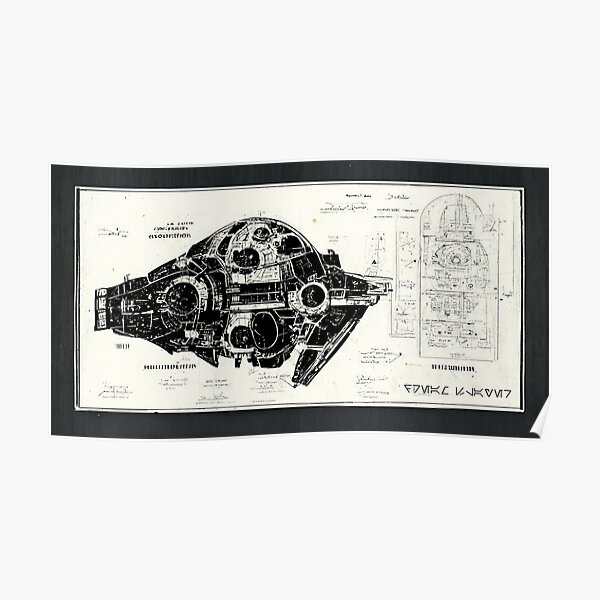 "Sith Starbase plans, the Dream Slayer" Poster for Sale by TuxIdeas | Redbubble
