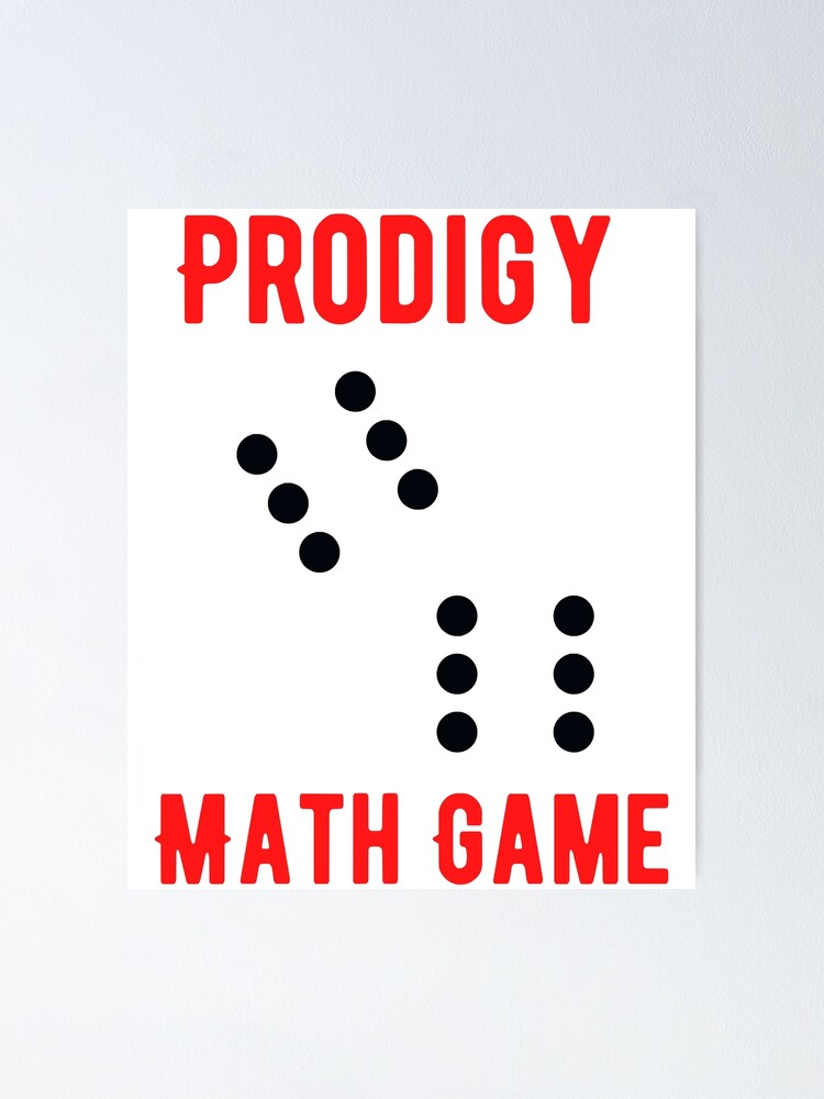 "Prodigy Math Game " Poster for Sale by FunkySlothGB | Redbubble