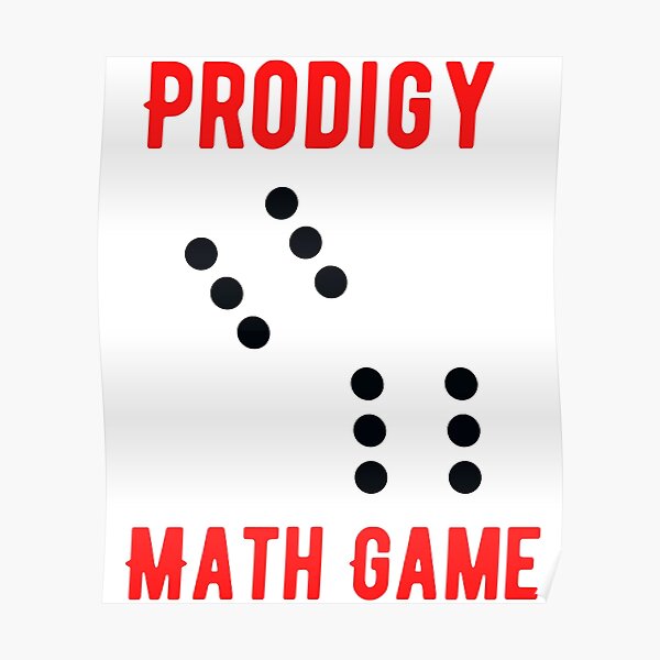 "Prodigy Math Game " Poster for Sale by FunkySlothGB | Redbubble
