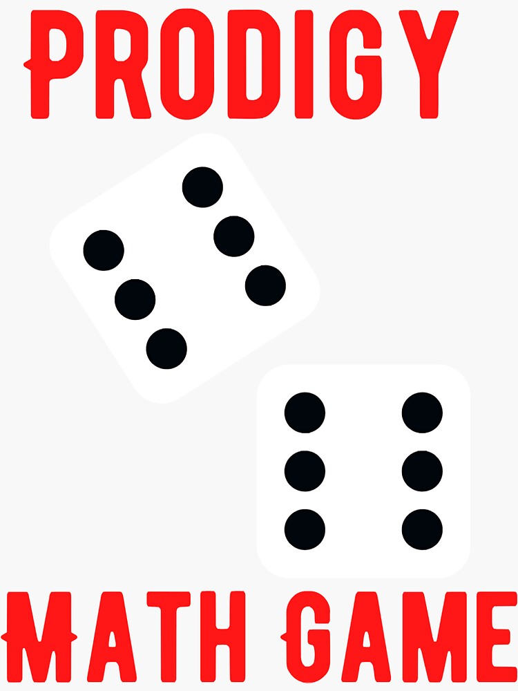 "Prodigy Math Game " Sticker for Sale by FunkySlothGB | Redbubble