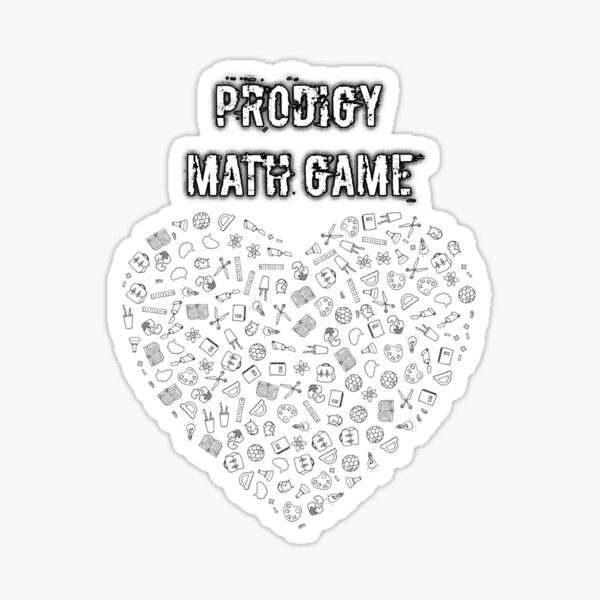 "prodigy math game ,Love Game" Sticker for Sale by FunkySlothGB | Redbubble