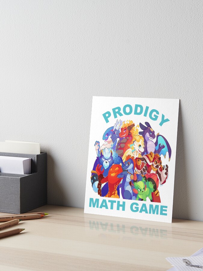 "Prodigy Math Game Math Practice Gaming Rare Pets Gift For Kids" Art ...
