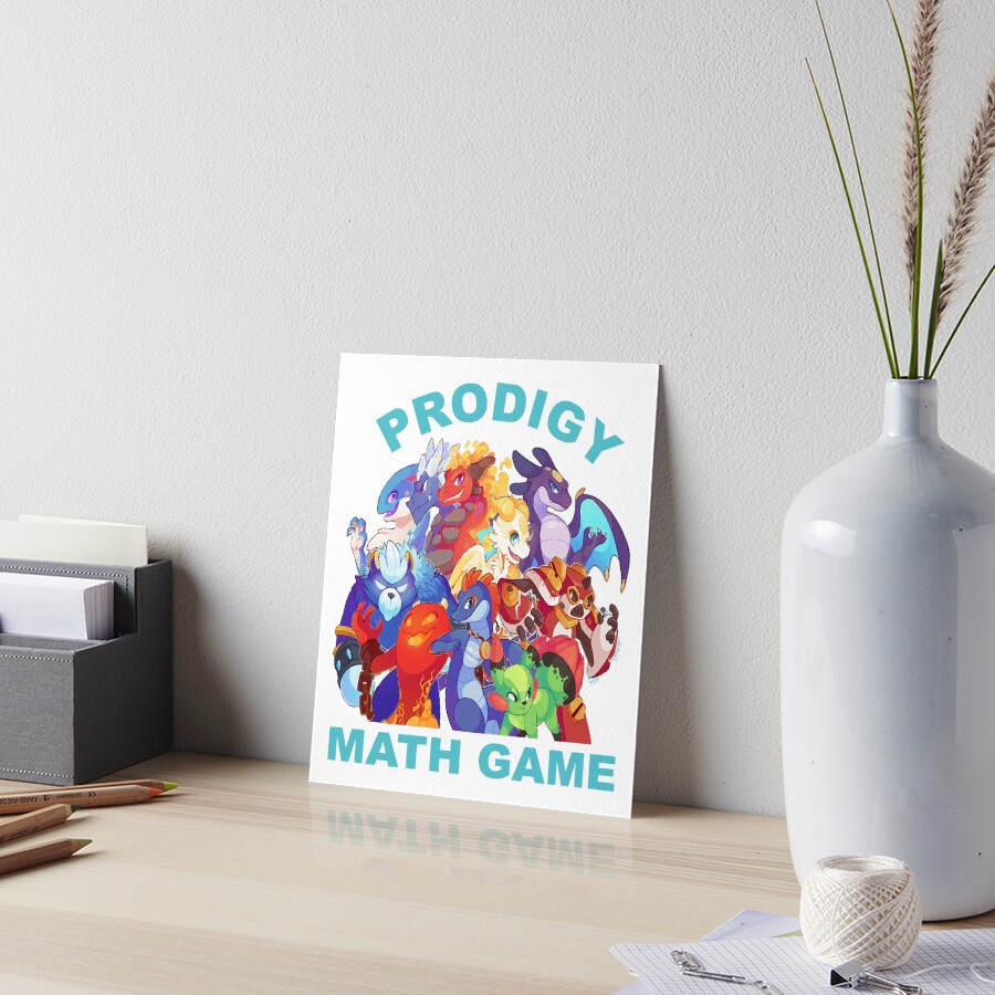 "Prodigy Math Game Math Practice Gaming Rare Pets Gift For Kids" Poster ...