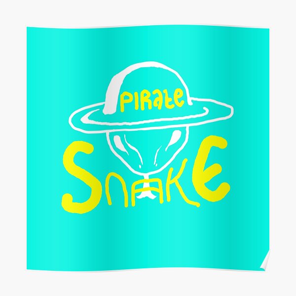 "snake pirate logo" Poster for Sale by Gage57 | Redbubble
