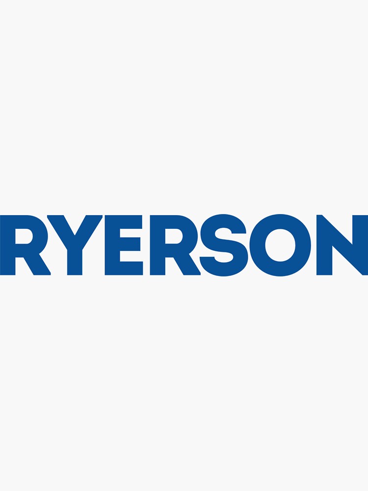 "Ryerson Logo Bold" Sticker for Sale by OsvaldoRohan | Redbubble