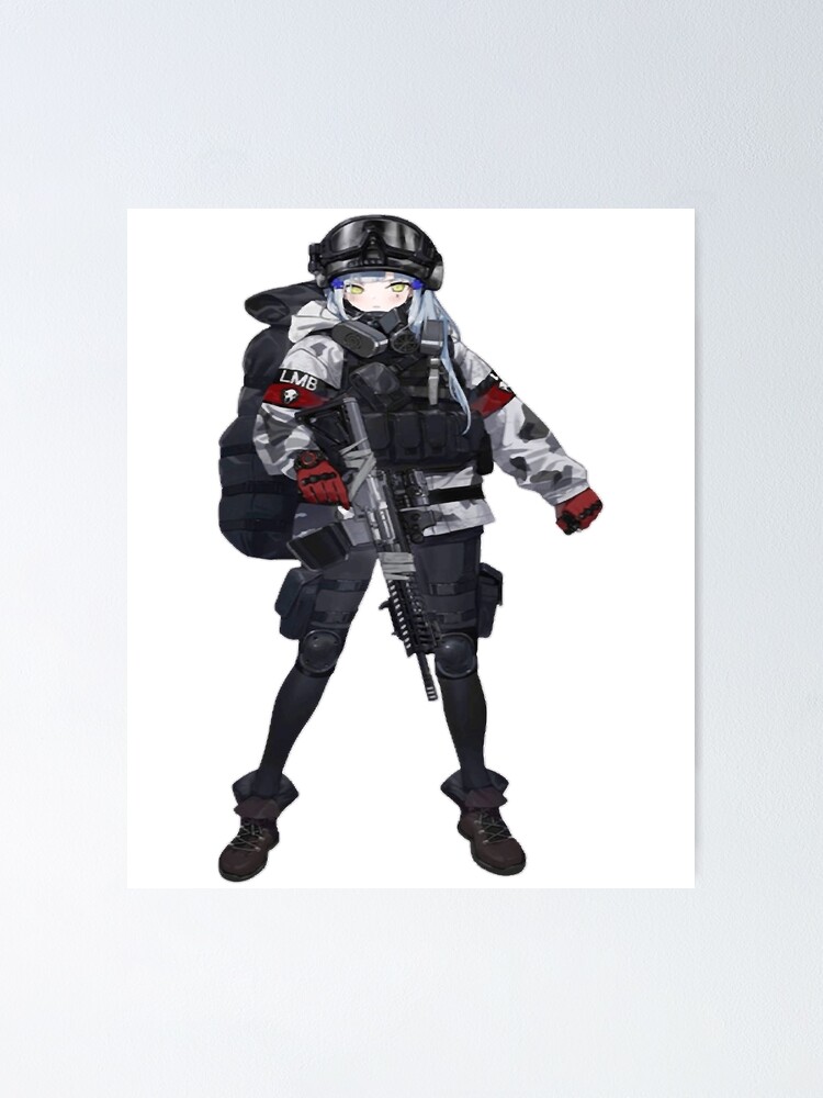 "Liebhabergeschenke Military Anime Cute Gun Amazing Boys Girls" Poster ...