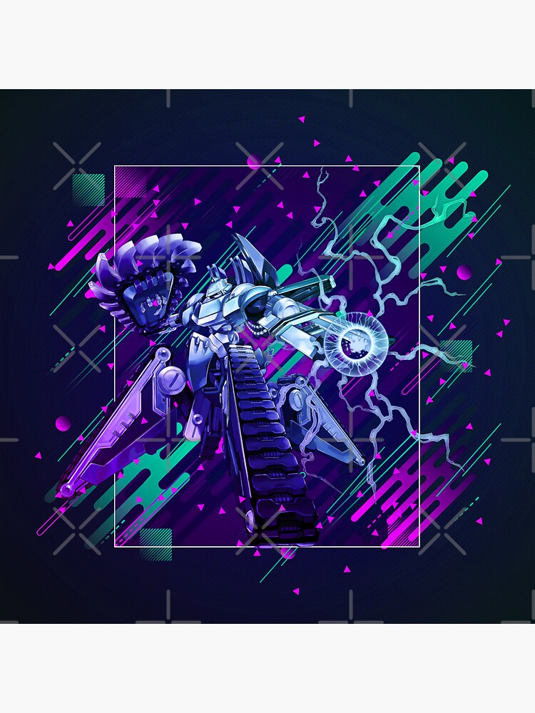 "Machina Citadel *Modern Graphic Design*" Sticker for Sale by Carryneon ...