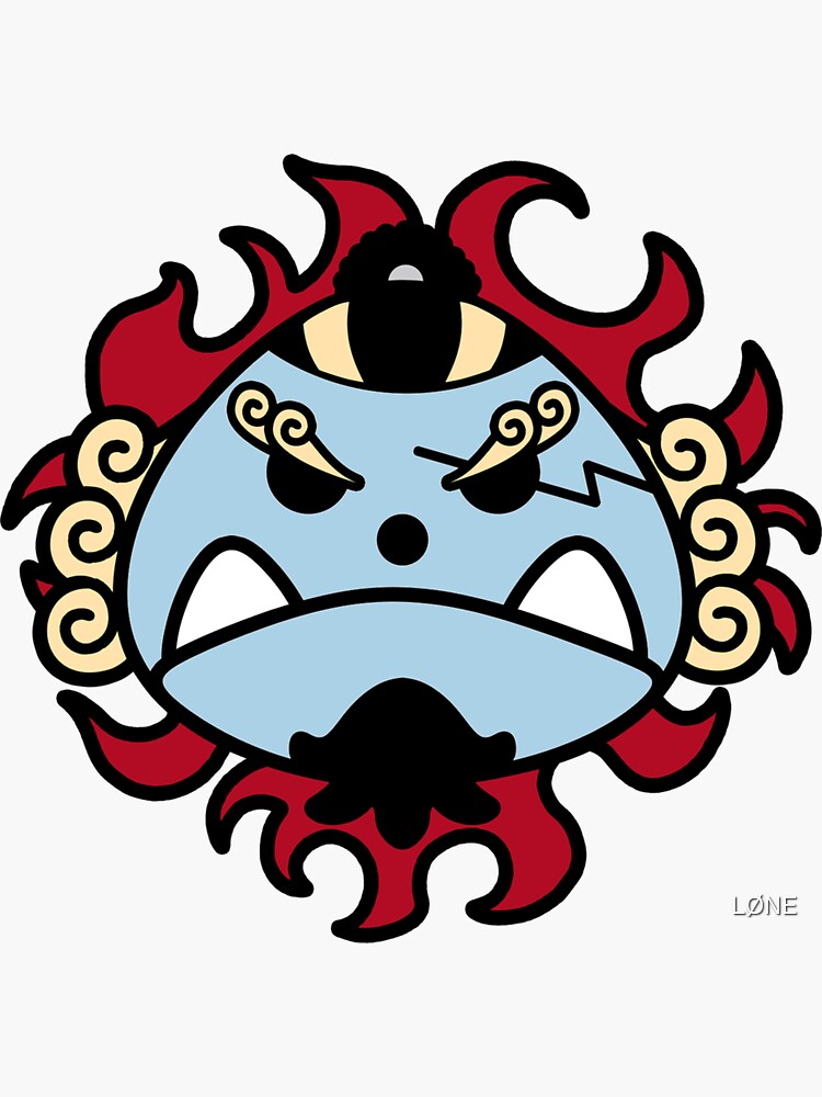 "Jimbei OnePiece logo" Sticker by Huchindustrie | Redbubble