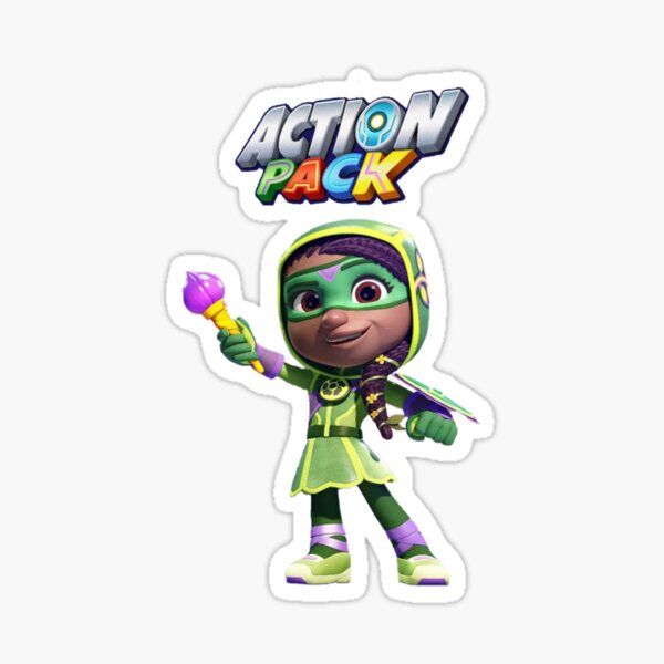 " Action Pack" Sticker for Sale by anime-022 | Redbubble
