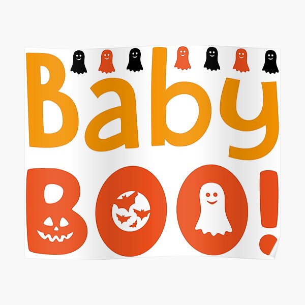 "Baby boo funny halloween 2022 " Poster for Sale by Mansn | Redbubble