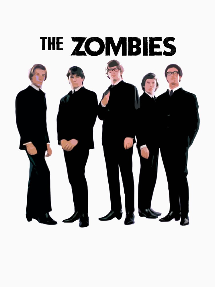 "The Zombies Classic English Rock Band sixties logo" T-shirt for Sale ...
